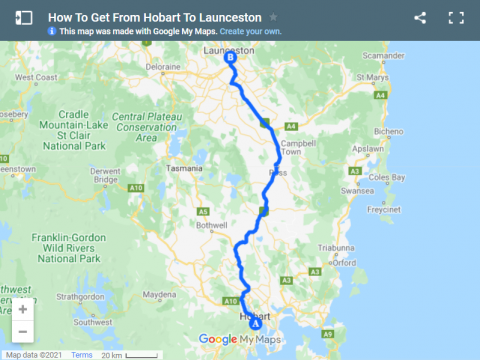 How To Get From Hobart To Launceston